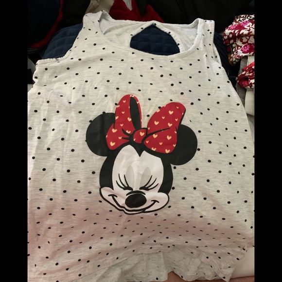 Disney | Tops | Disney Parks Minnie Mouse Tank Top | Poshmark